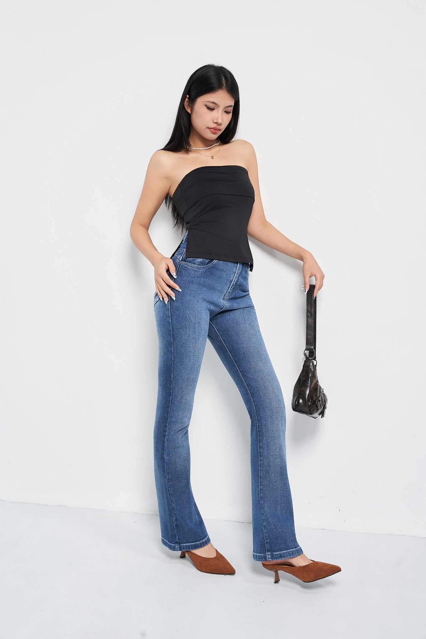West Side Blue Bootcut Jeans – Offduty India
