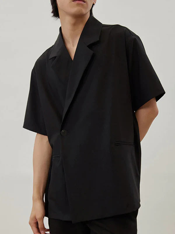 Blazer Vibe Slanted Placket Short Sleeve Shirt – Offduty India