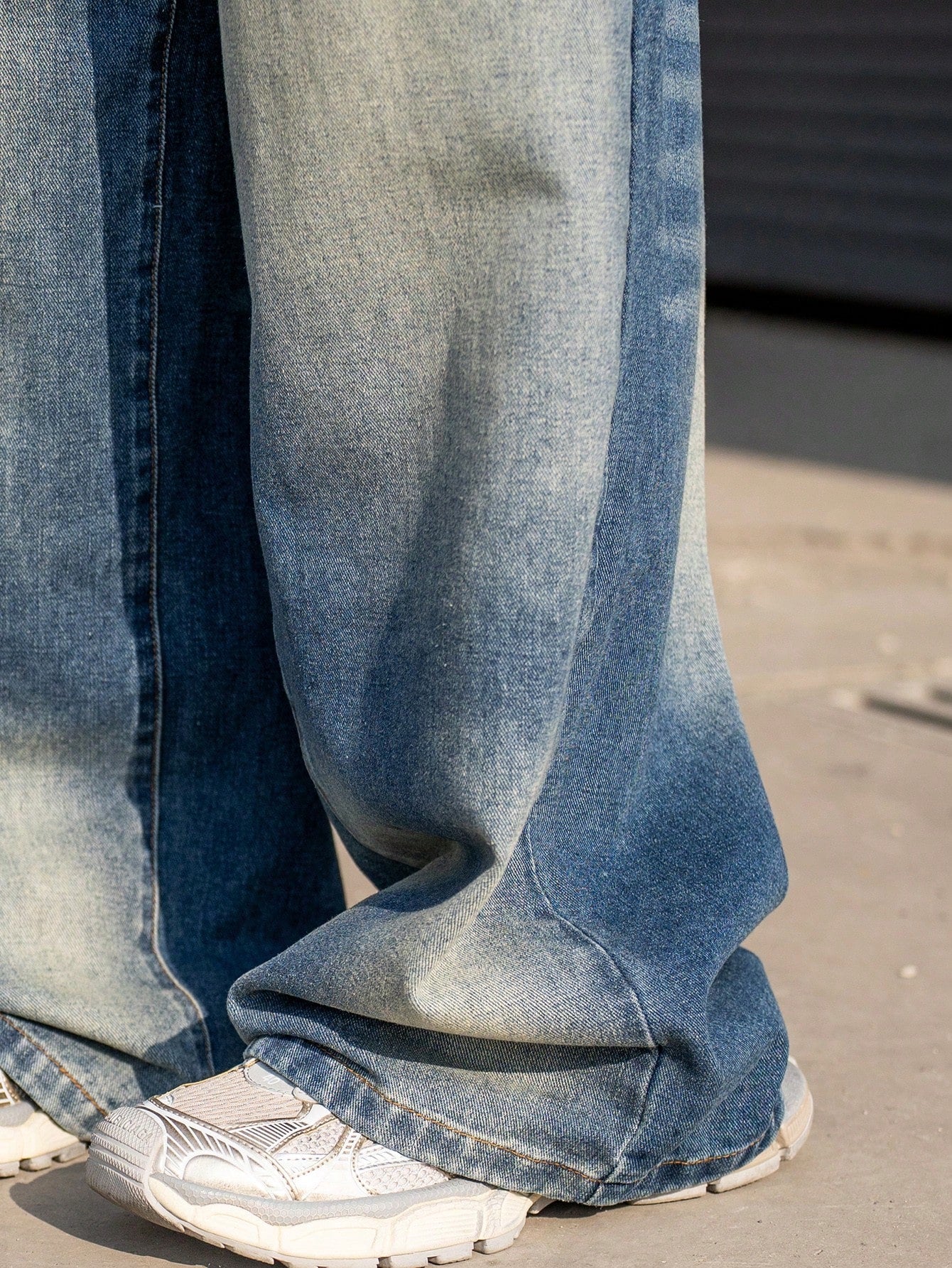 Broken Blue Super Baggy Jeans – Offduty India