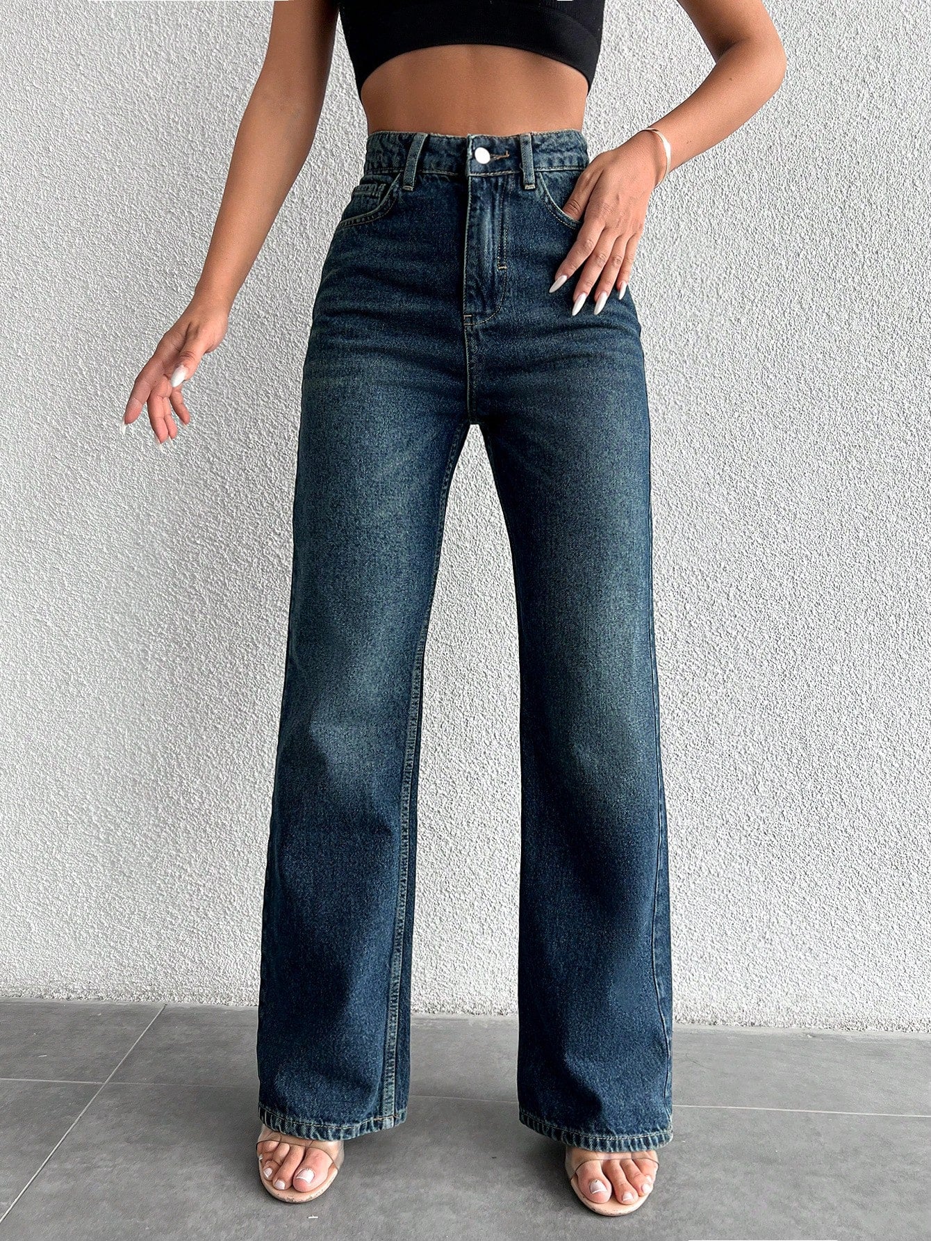 Copper Blue Loose Straight Fit Jeans – Offduty India