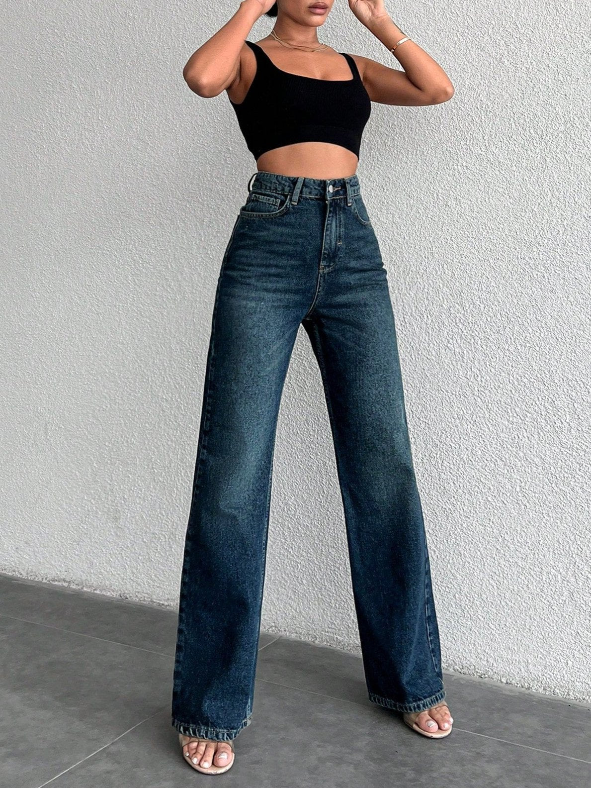 Copper Blue Loose Straight Fit Jeans – Offduty India